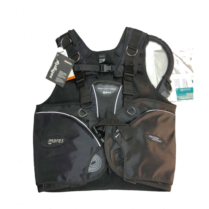 Mares Jacket Vector Chrome in XL